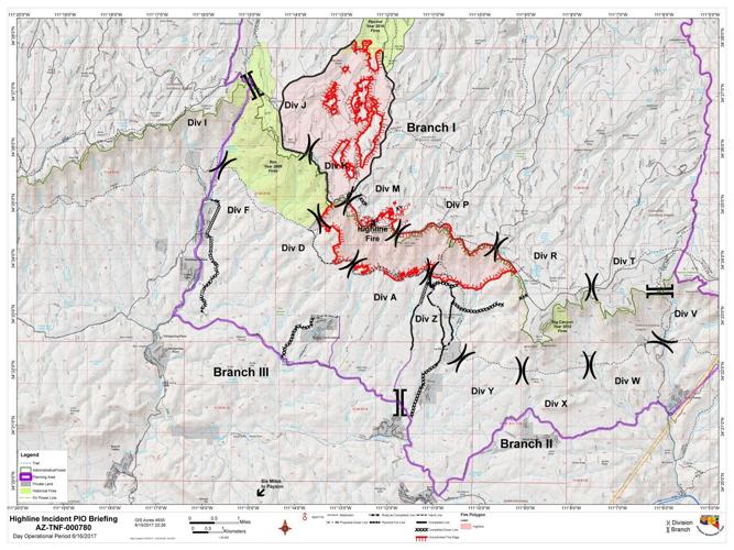 Major Success as Highline Fire crews hold flanks | News | paysonroundup.com