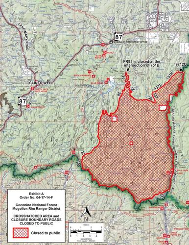 Highline Fire Closure Order on the Coconino National Forest | Forest ...