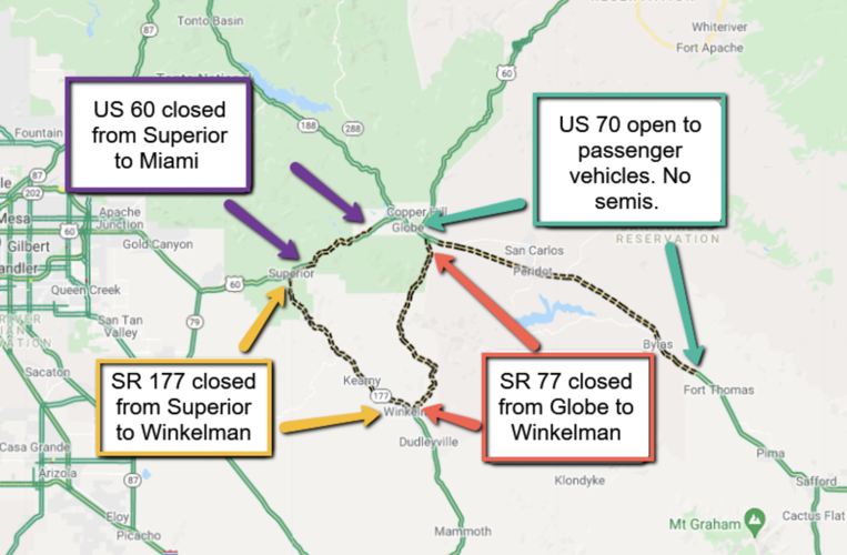 Fires burn thousands of acres in Gila County | Forest Management ...