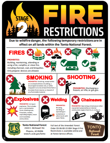 Gila County braces for critical fire weather | Forest Closures Fire ...