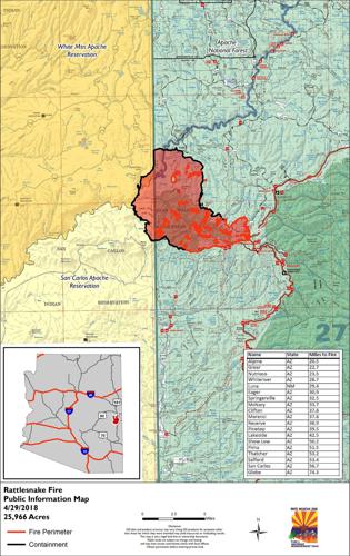 Rattlesnake Fire April 30 morning update | Forest Management Wildfires ...