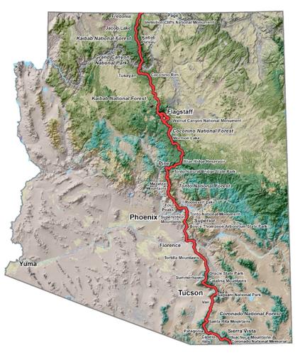 Arizona Trail map | | paysonroundup.com