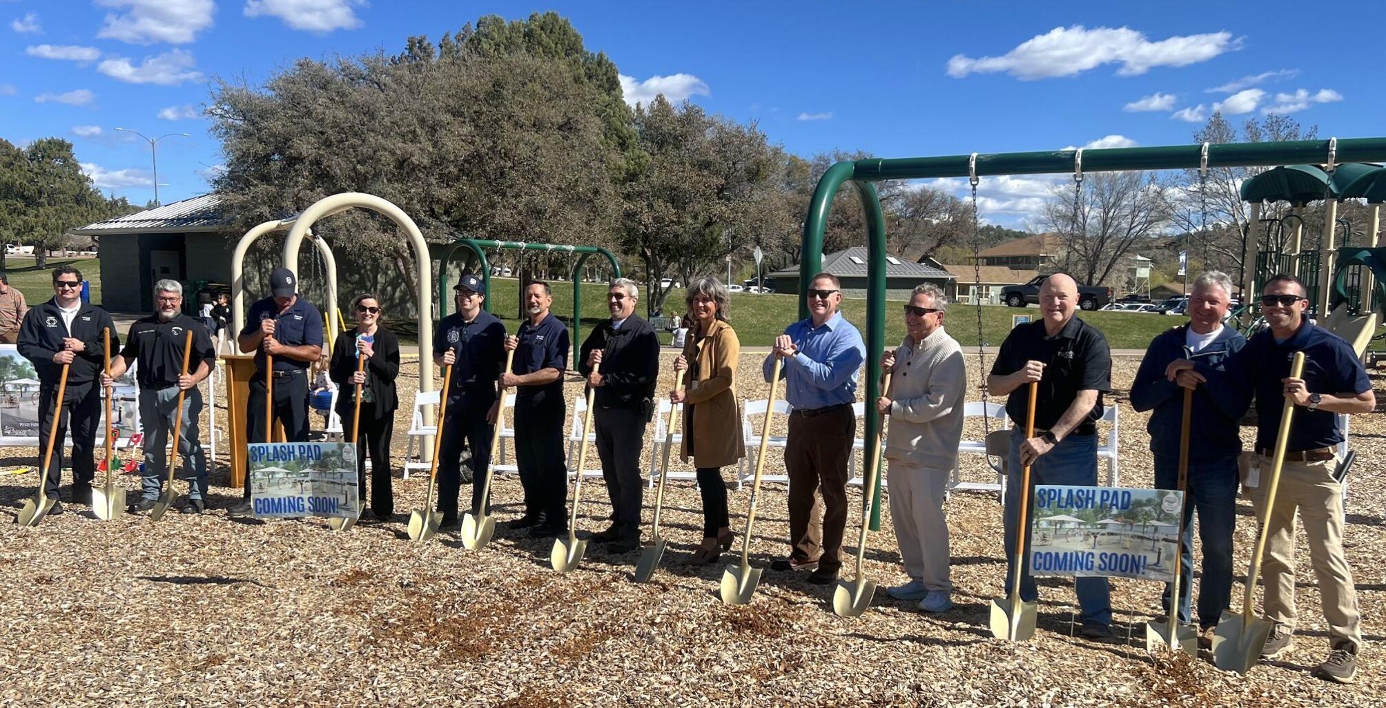 Payson breaks ground on splash pad | Local News | paysonroundup.com