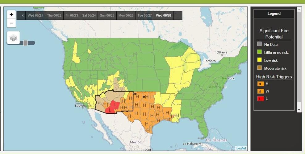 Hot, dry winds launch Arizona fire season | Forest Closures Fire ...