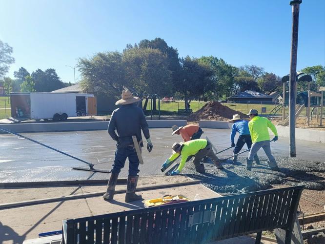 Splash pad at Green Valley park nearing completion | Local News | paysonroundup.com