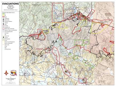 Telegraph Fire continues scorching southern Gila County | Gila County ...