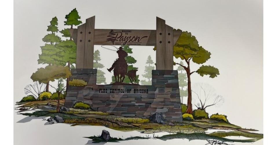 Payson Council approves spiffy entry-way sign – complete with a flag ...