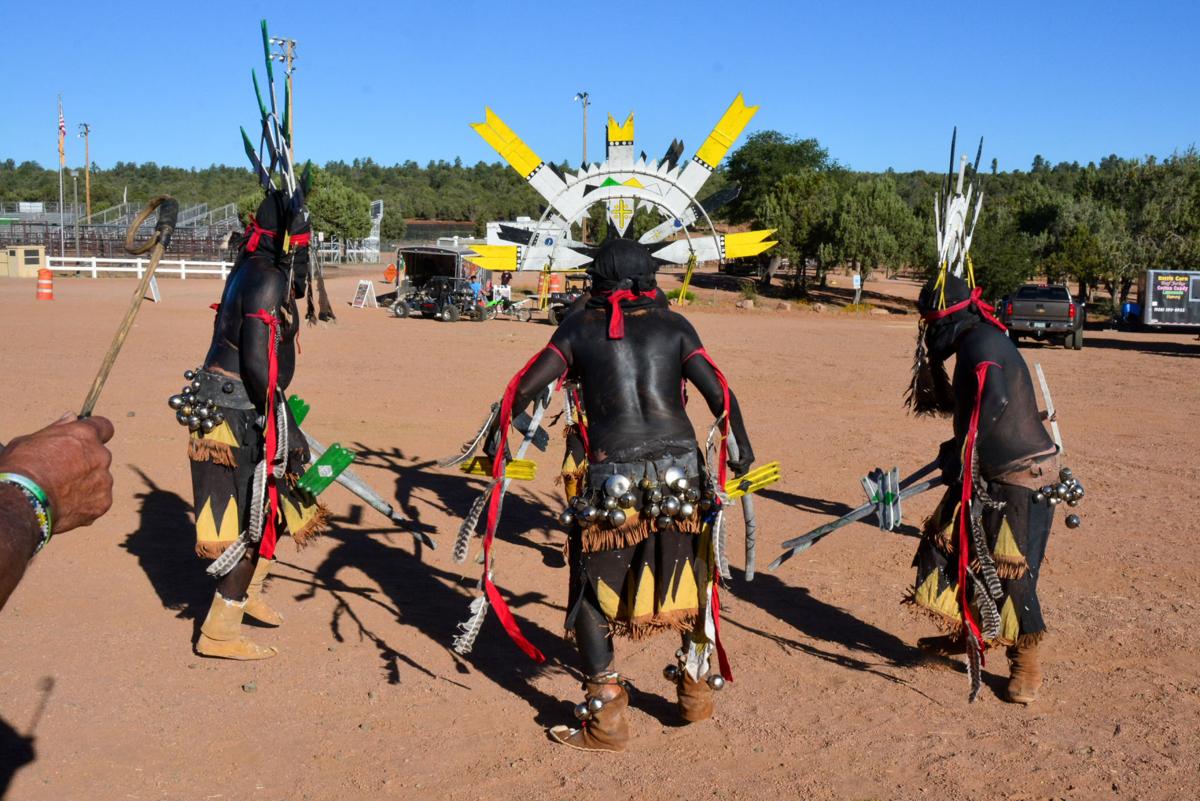 Crown Dancers share the dance at Tonto Apache Tribe's 45th Anniversary ...