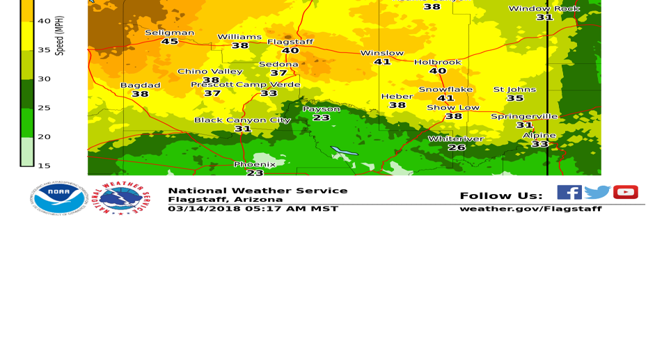 National Weather Service Updated Briefing March 14-18 | Local News ...