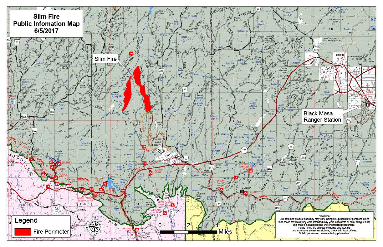 Update on the Slim Fire Apache-Sitgreaves National Forest | Forest ...