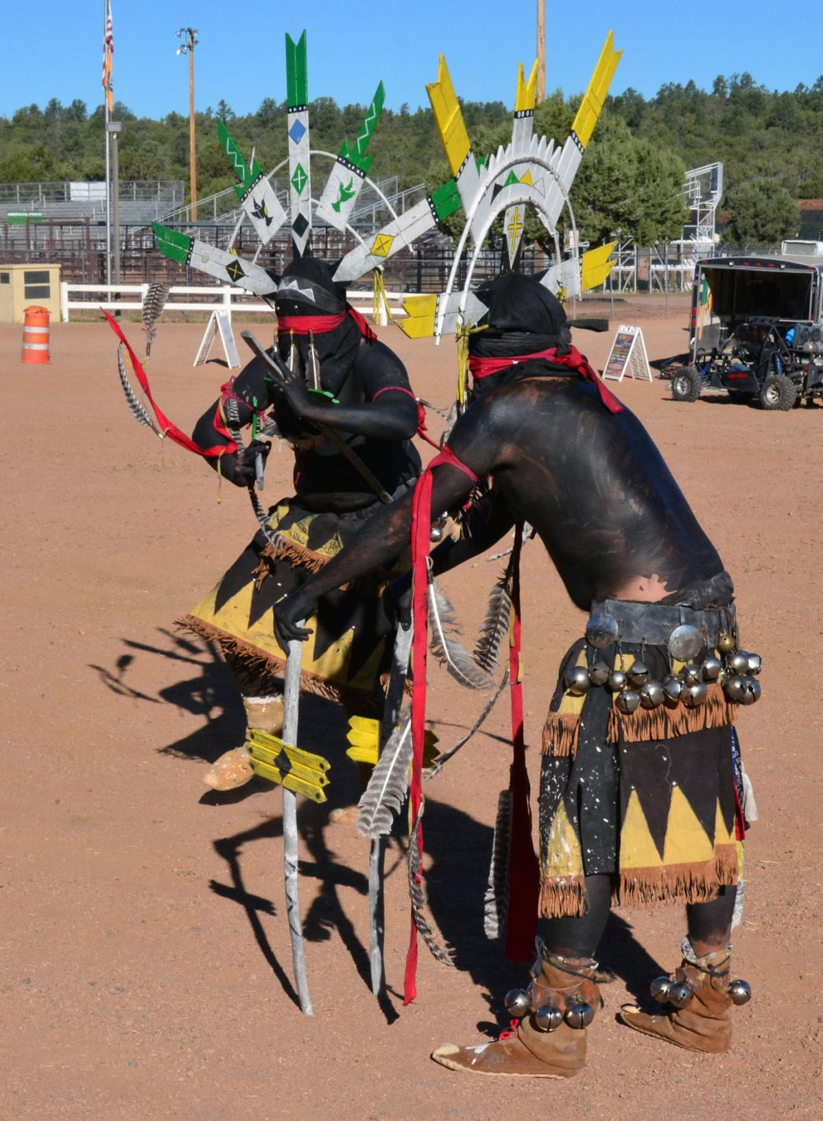 Crown Dancers share the dance at Tonto Apache Tribe's 45th Anniversary ...