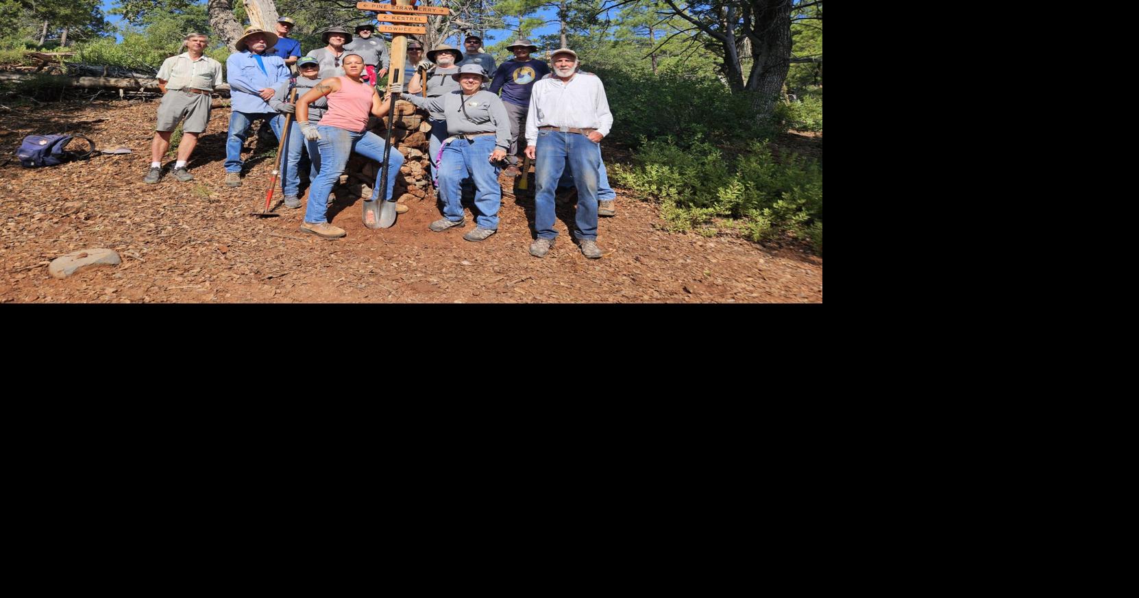 Pine Strawberry trails crew mixes fun with exercise | Local News ...