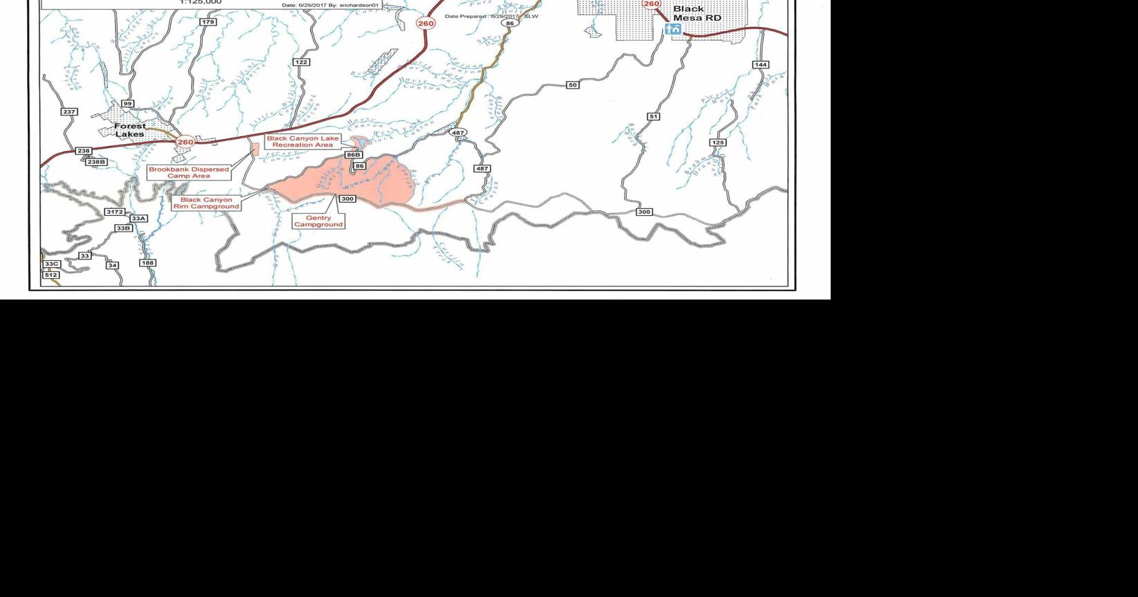 Gentry Fire on Rim now 60 percent contained | Forest Management ...