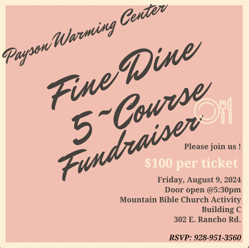 Payson Warming Center hosts its second fundraiser dinner | Local News ...