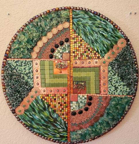 Rim mosaic artist creates beauty from bounty of media | Arts ...
