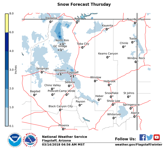National Weather Service Updated Briefing March 14-18 | Local News ...