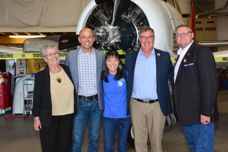 Payson flyby for David Garcia, candidate for governor; and Dr. David ...
