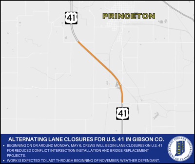 U.S. 41 lane closures planned | Local News | pdclarion.com