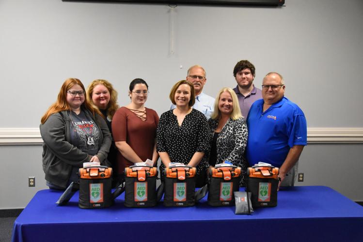 Deaconess Gibson donates life saving AEDs | Local News | pdclarion.com