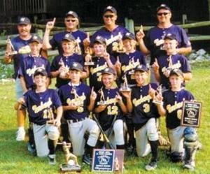 The Newburgh Hurricanes 11-year-old all-star team: first row (l to r ...
