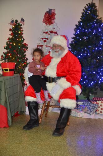 Alayah with Santa | | pdclarion.com