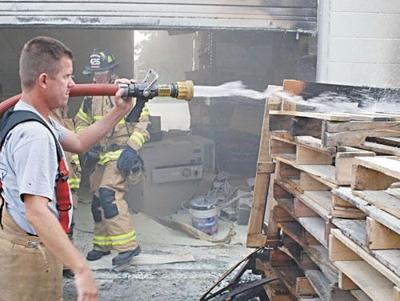 Pallets catch fire in PDC lot | Local News | pdclarion.com