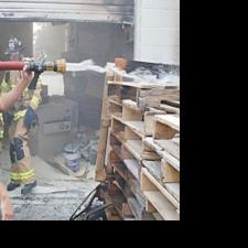 Pallets catch fire in PDC lot | Local News | pdclarion.com