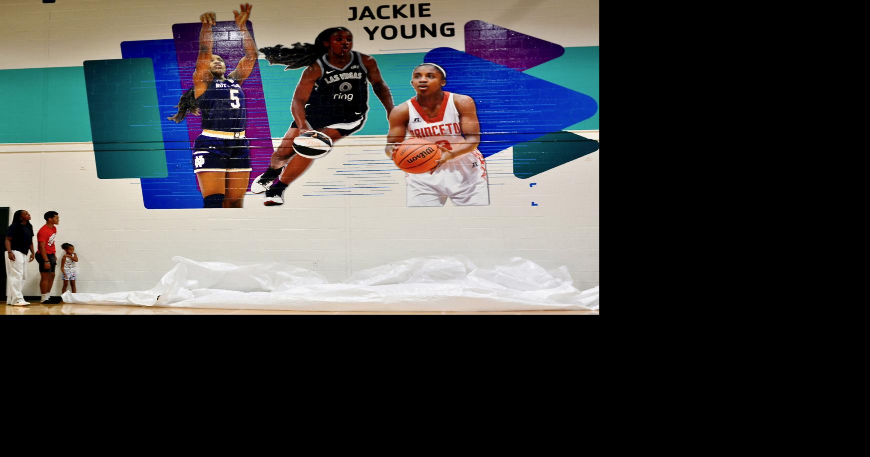 Hometown Hero: YMCA mural honors WNBA star Jackie Young | Sports ...