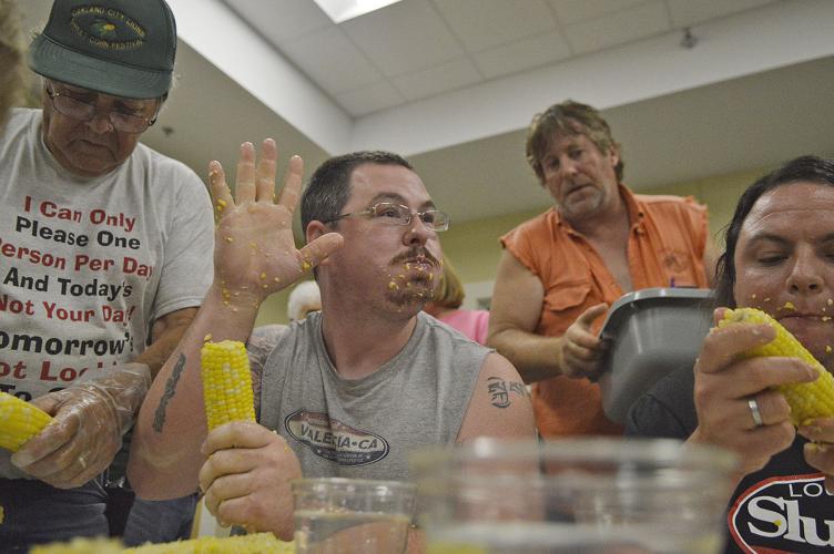 Oakland City Sweet Corn Festival corn eating contest | | pdclarion.com
