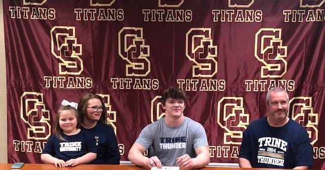 Lukeman signs with Trine Football | Sports | pdclarion.com