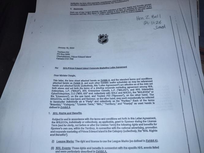 Province extends NHL contract for third year | The Eastern Graphic ...