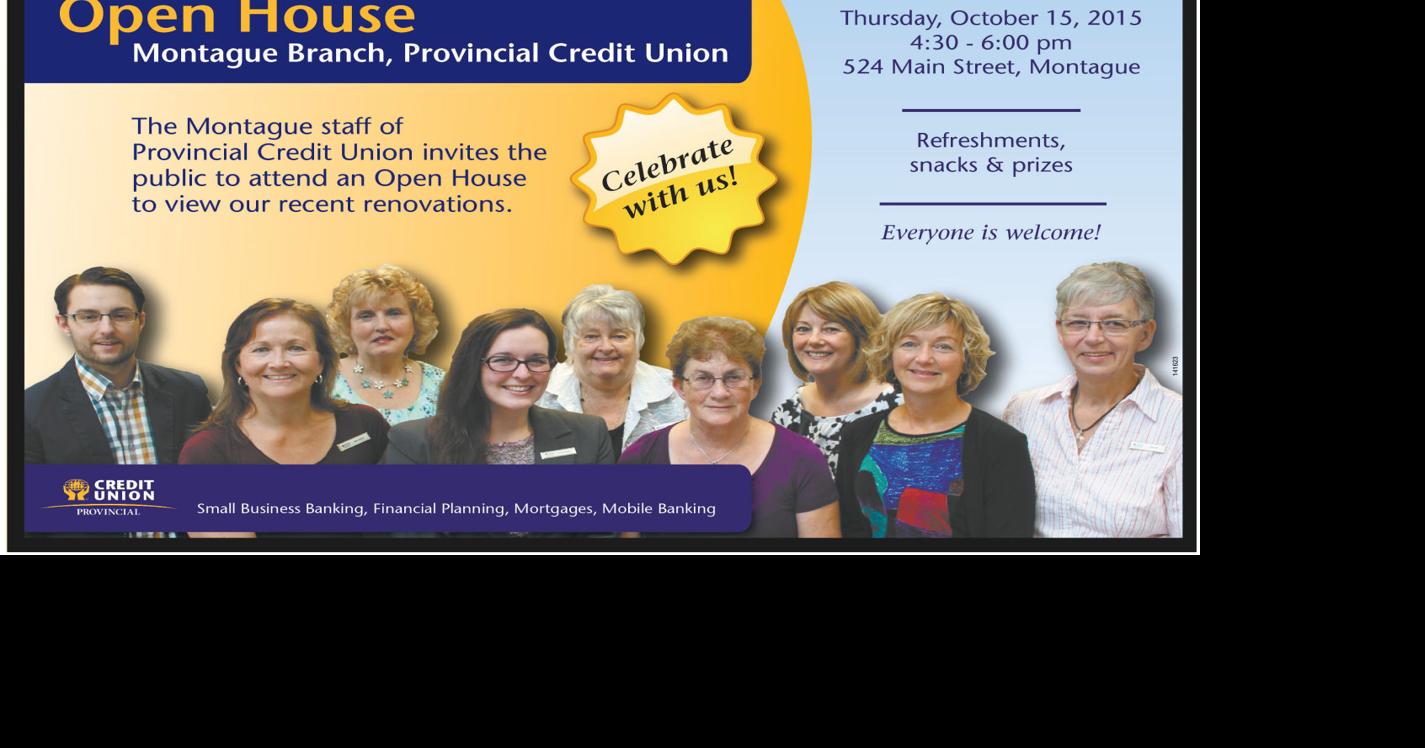 Montague Branch of the Provincial Credit Union Open House | The Eastern ...