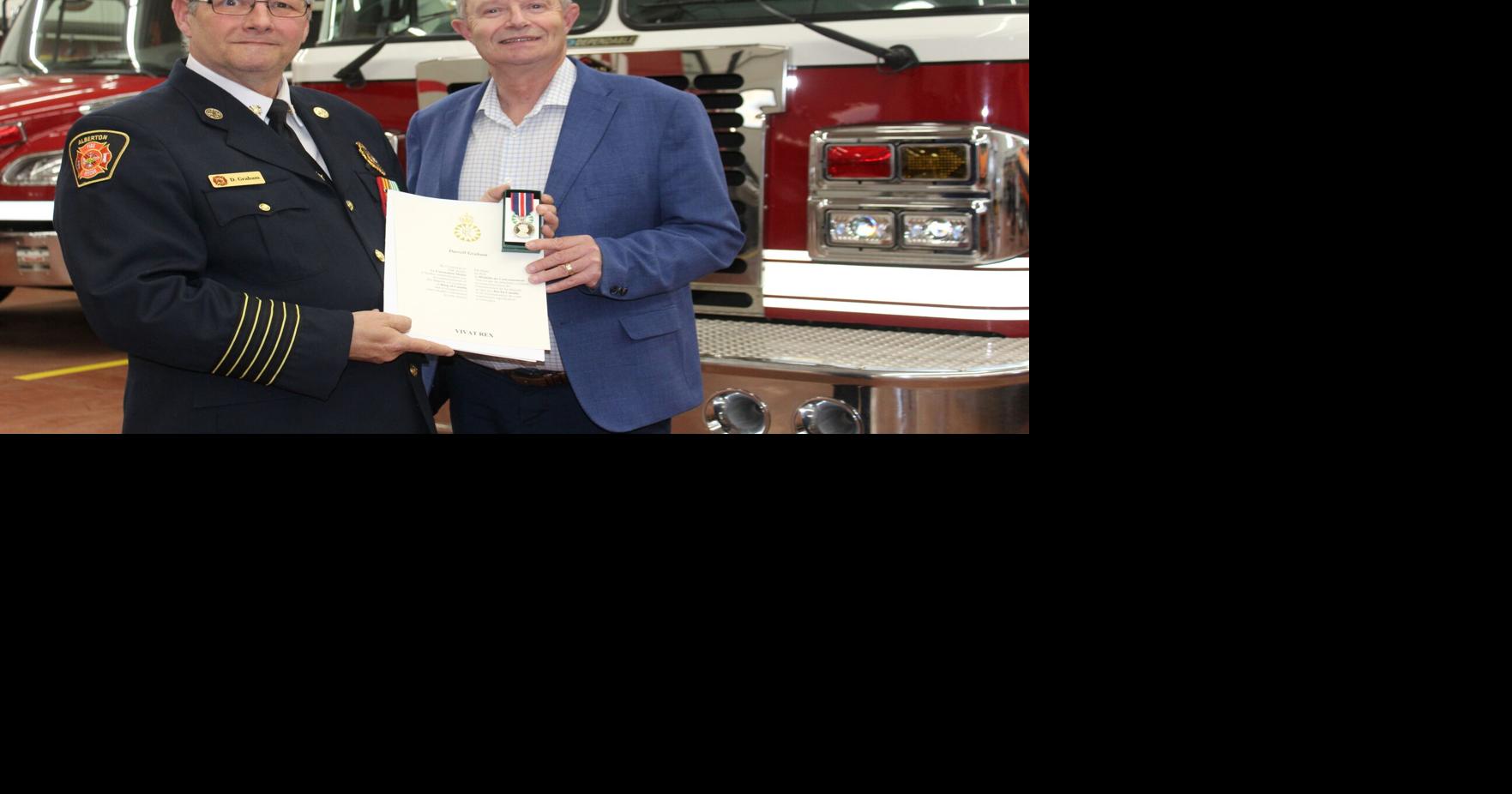 Fire chief honoured with King Charles III medal | West Prince Graphic ...