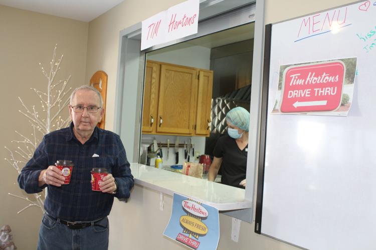 Residents enjoy a special treat at the Rev. W.J. Phillips Residence ...