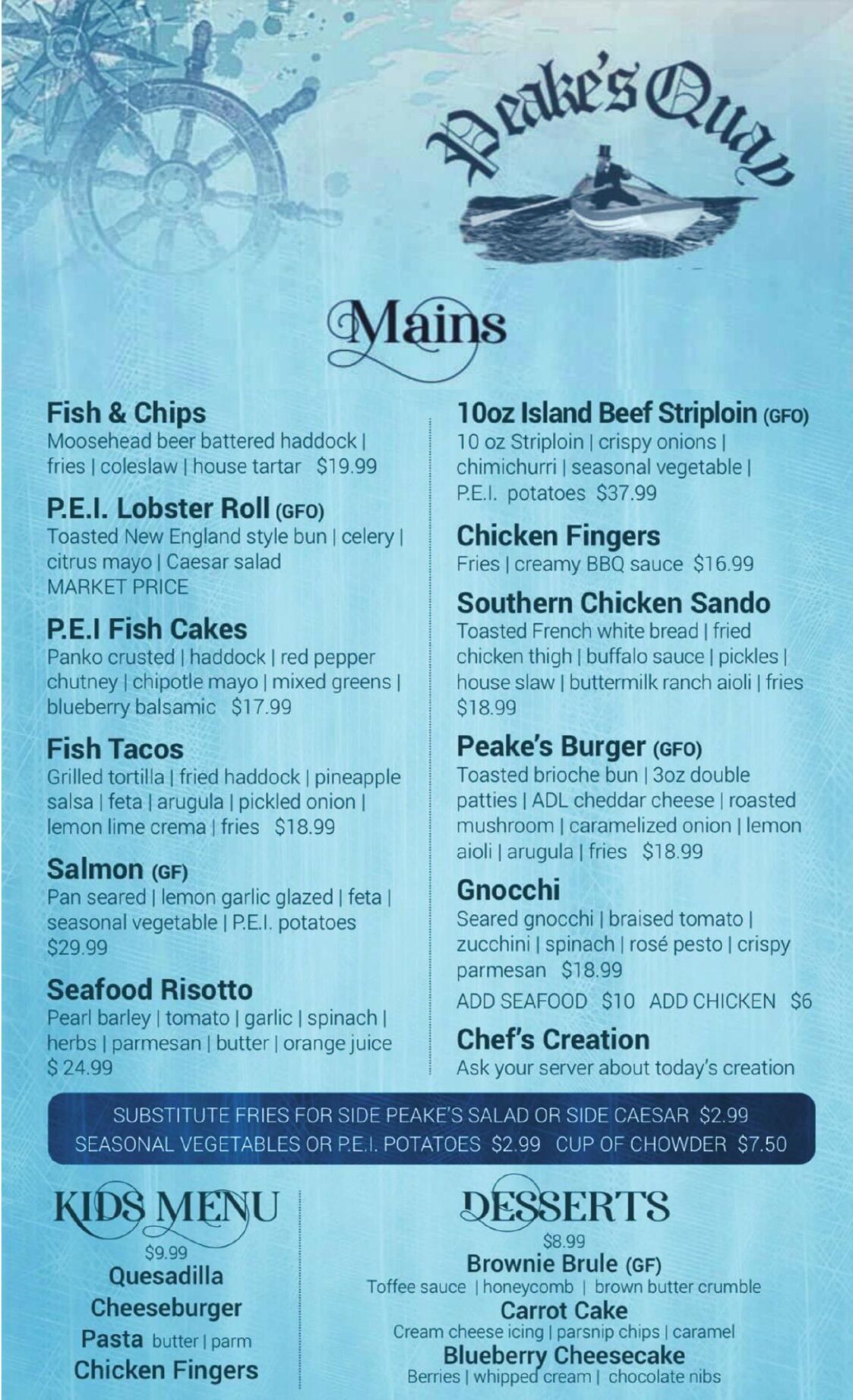 Mains Menu | | peicanada.com