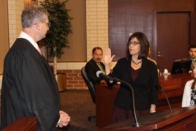 Binsbacher sworn in, work begins | News | peoriatimes.com