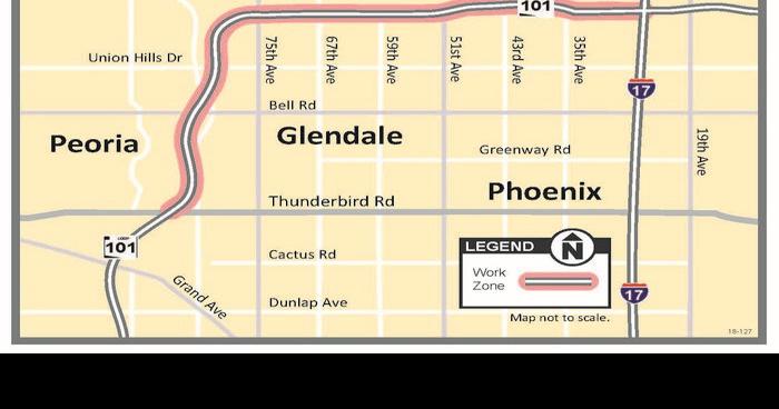 ADOT announces Loop 101 closures April 27-29 | News | peoriatimes.com