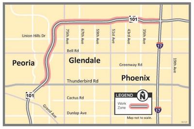 ADOT announces Loop 101 closures April 27-29 | News | peoriatimes.com