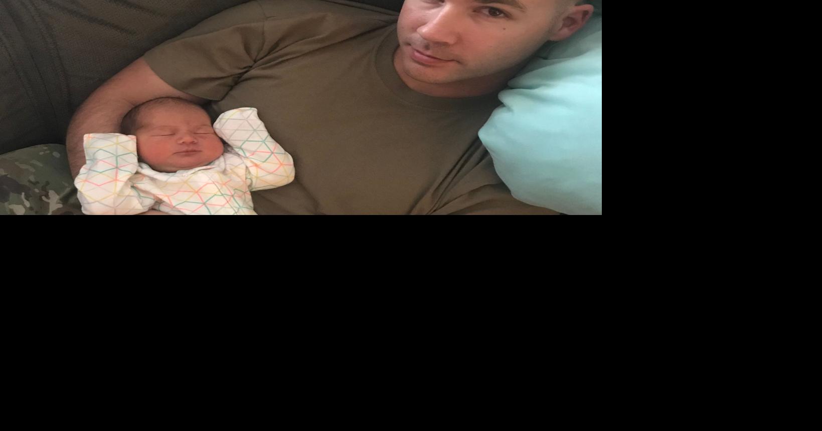 Air Force sergeant returns home in time for baby’s birth | News ...