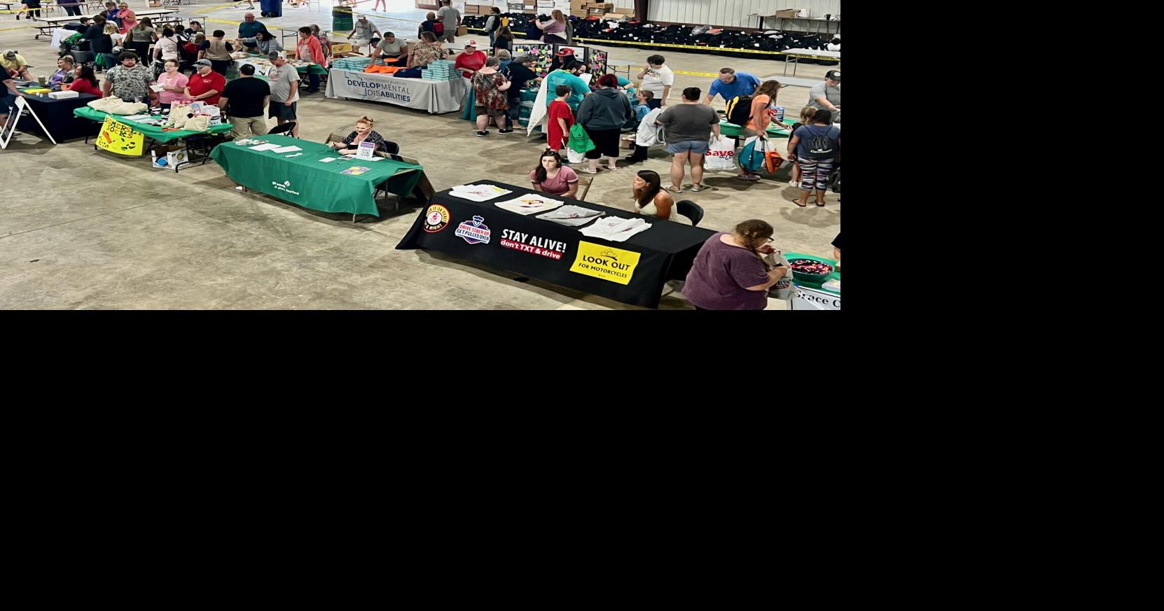 Annual back-to-school event draws hundreds of students to fairgrounds ...