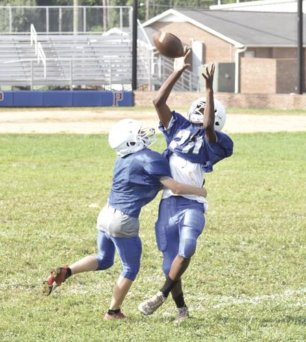 Person football competes in first intrasquad scrimmage | Sports ...