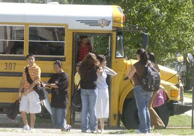 crowded school buses