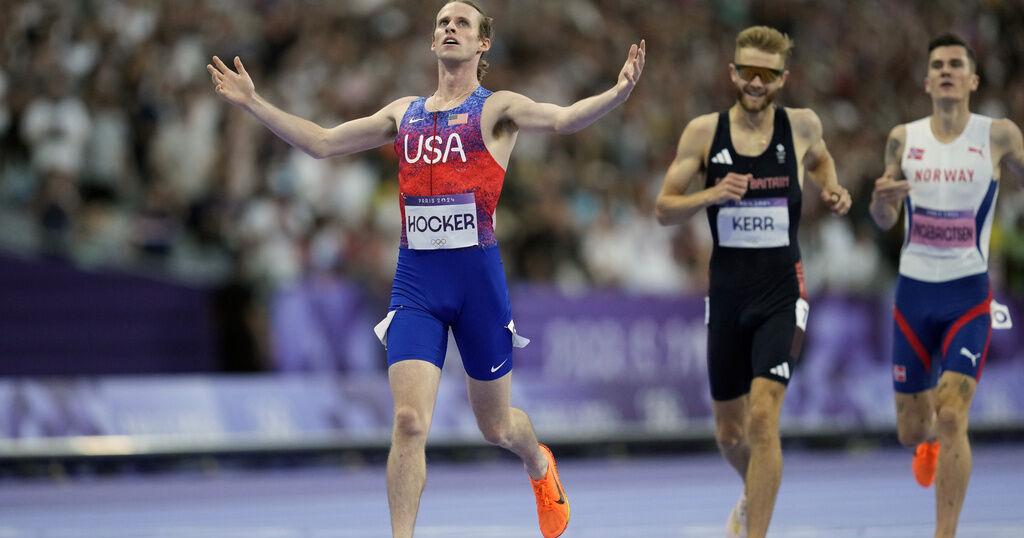 American Cole Hocker pulls Olympic shocker in men's 1,500 | Sports ...