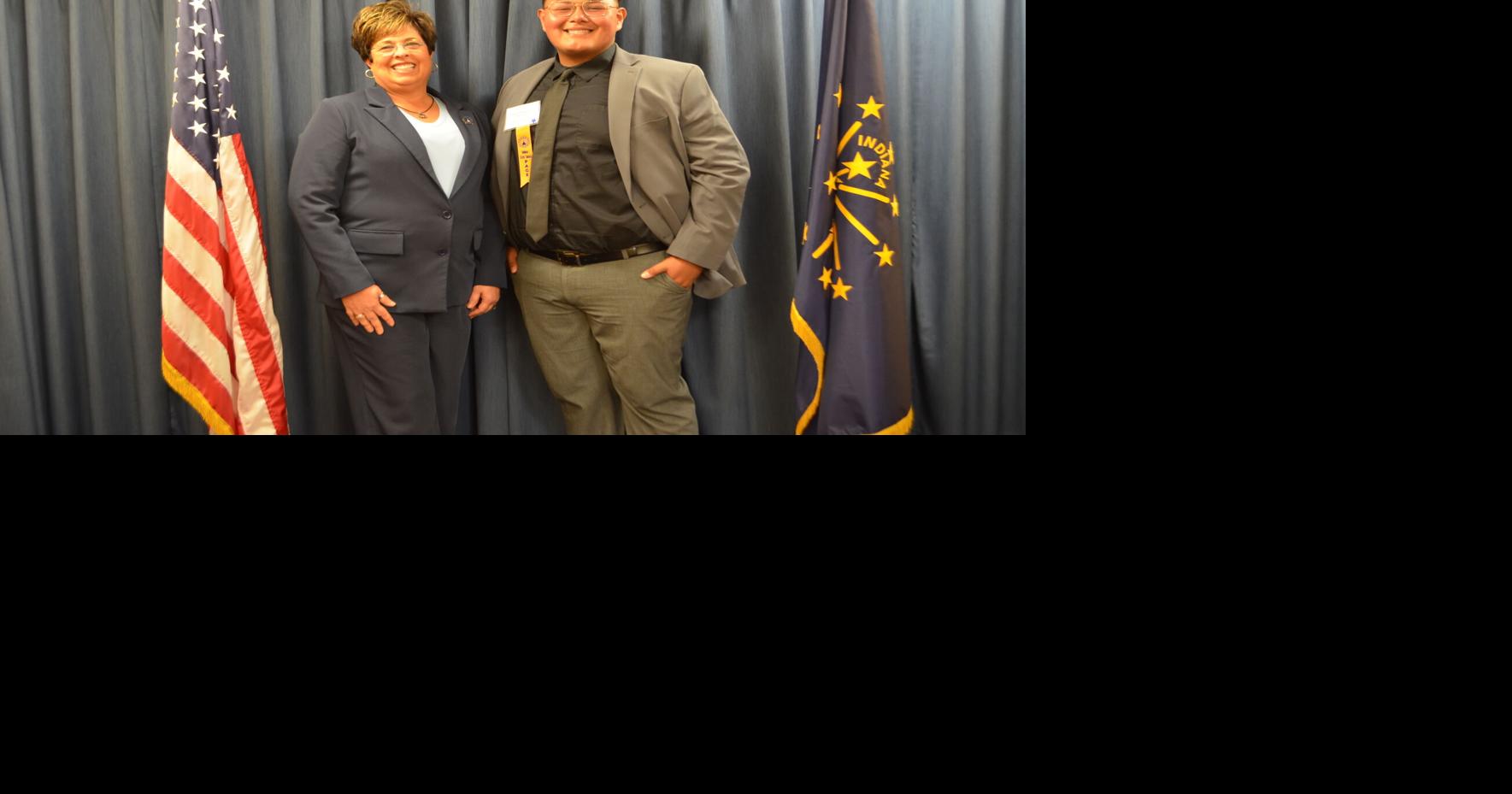 Cesar Martin-Acosta from LHS serves as Indiana Senate page | News ...