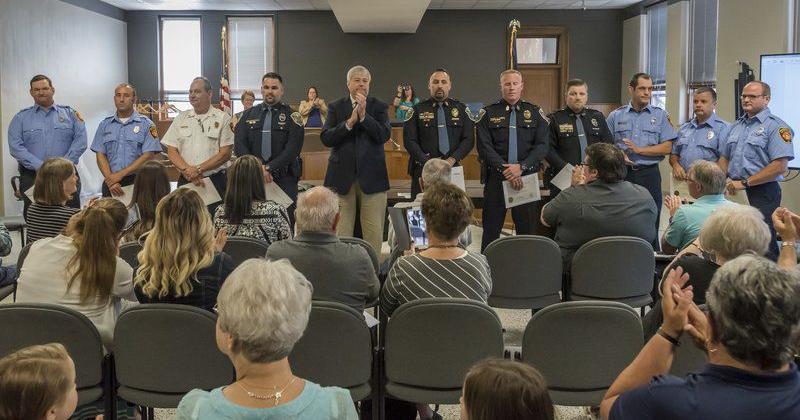 Logansport firefighters, police officers recognized for fire rescue ...