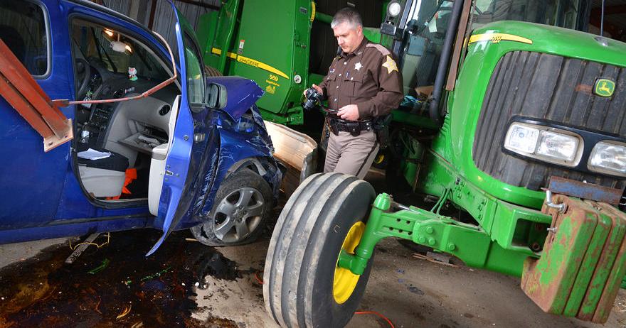 Gallery: Car crashes into barn | News | pharostribune.com