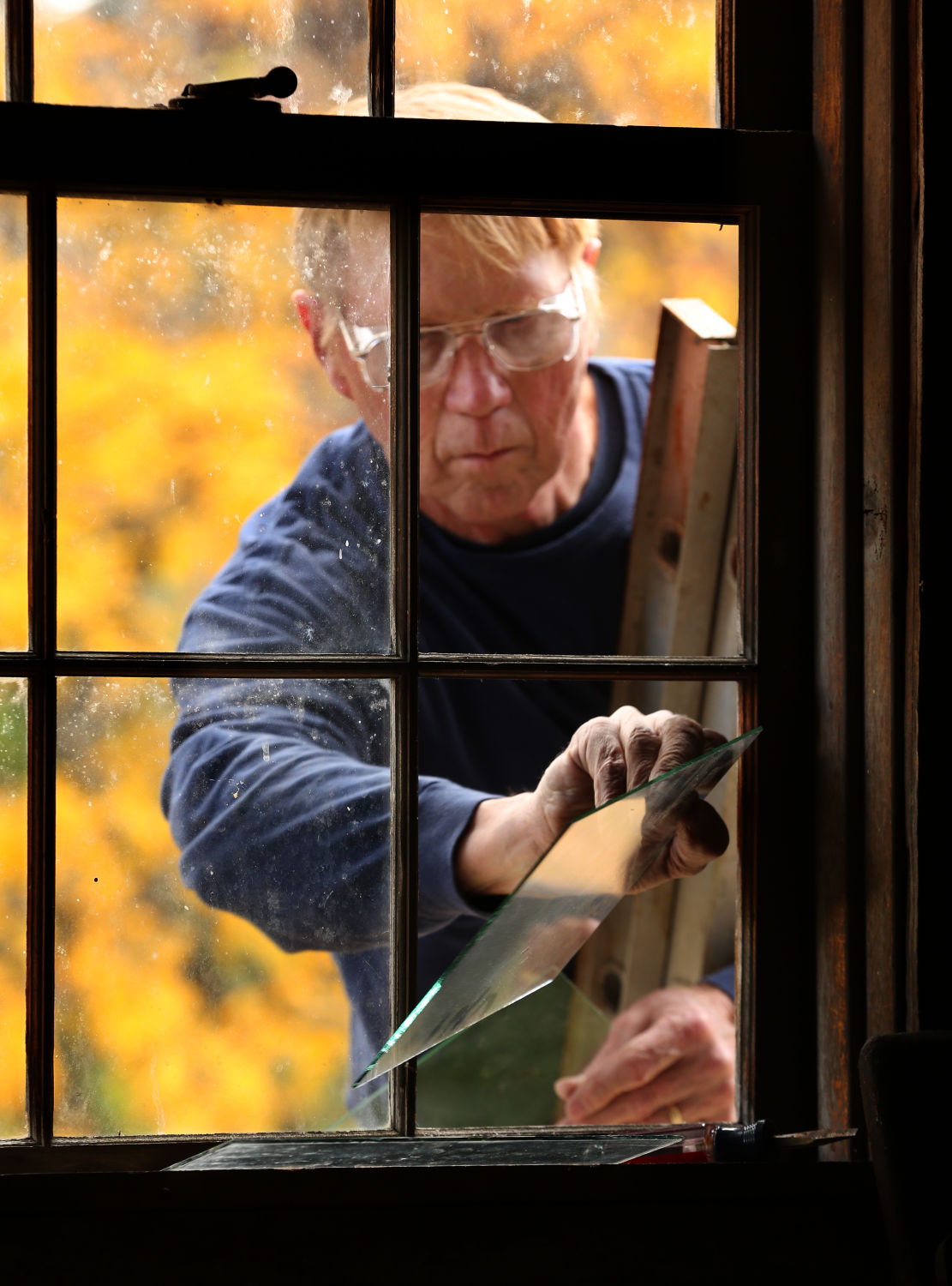 Windows of time: Repair work at the historical society | Featured ...