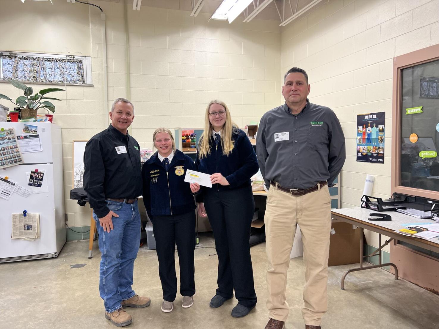 Truland Equipment donates to Pioneer FFA chapter | News | pharostribune.com