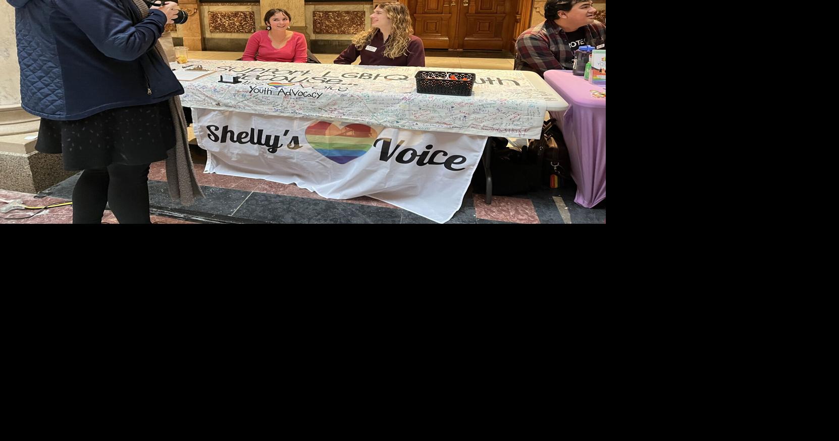 Indiana LGBTQ community gather at Statehouse for rally | News ...