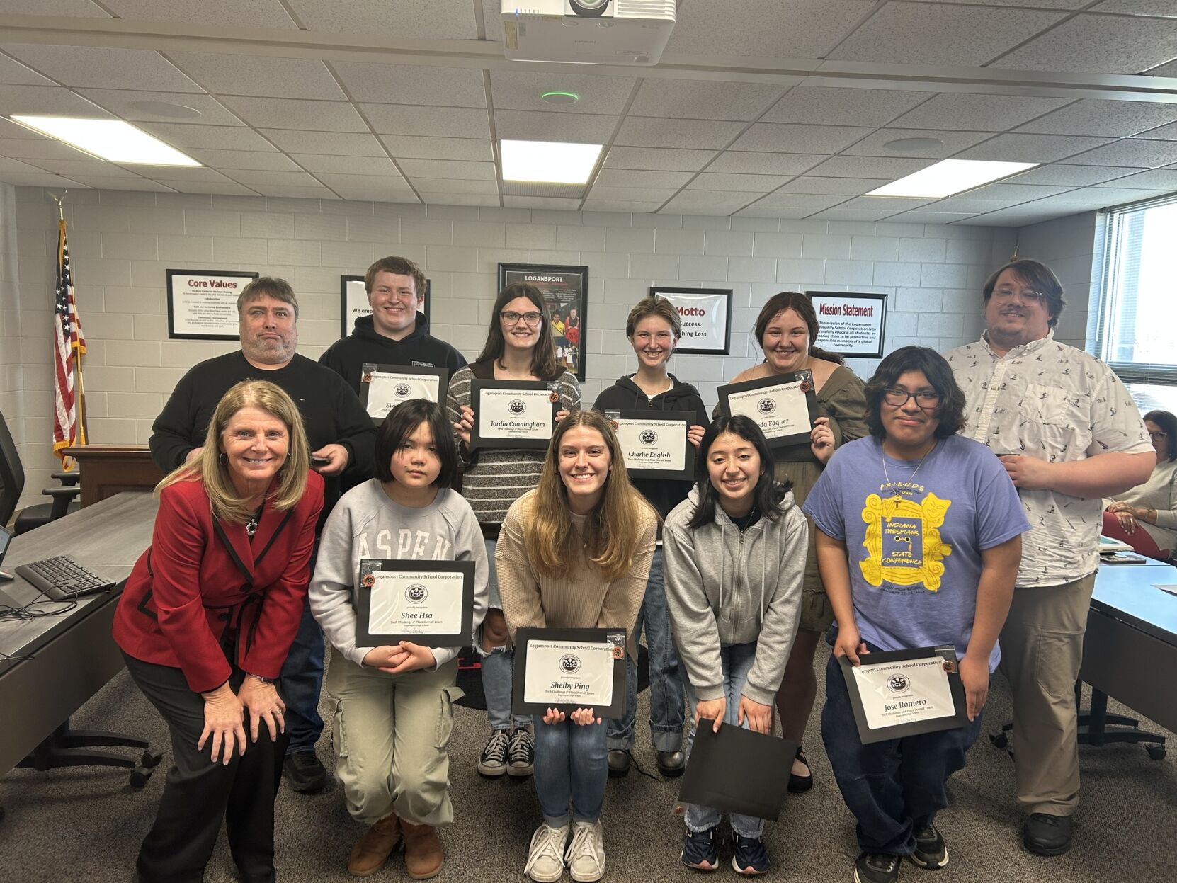Students honored for tech crew contributions | News | pharostribune.com